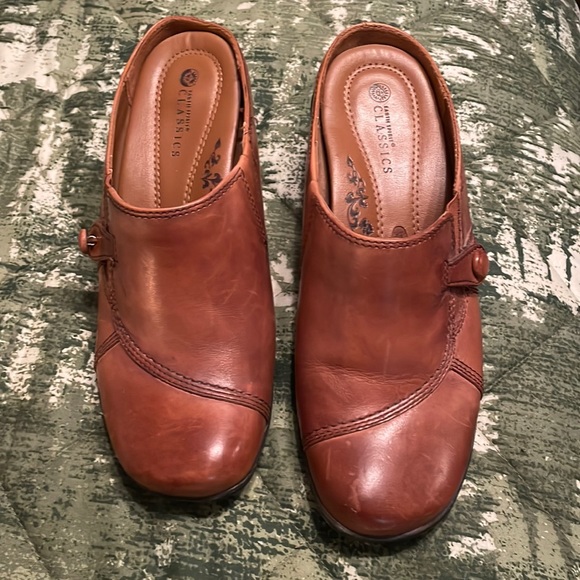 Earth Spirit | Shoes | Brown Leather Clogs 7 2 | Poshmark